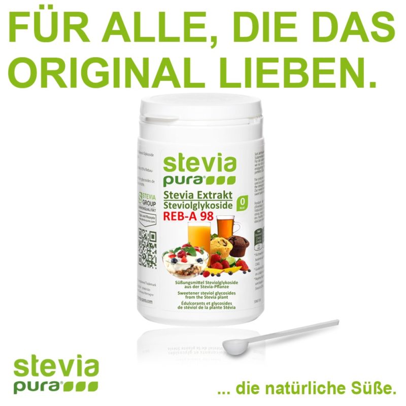 Stevia Pulver Extrakt aus 100% Stevia Pflanze | STEVIA GROUP